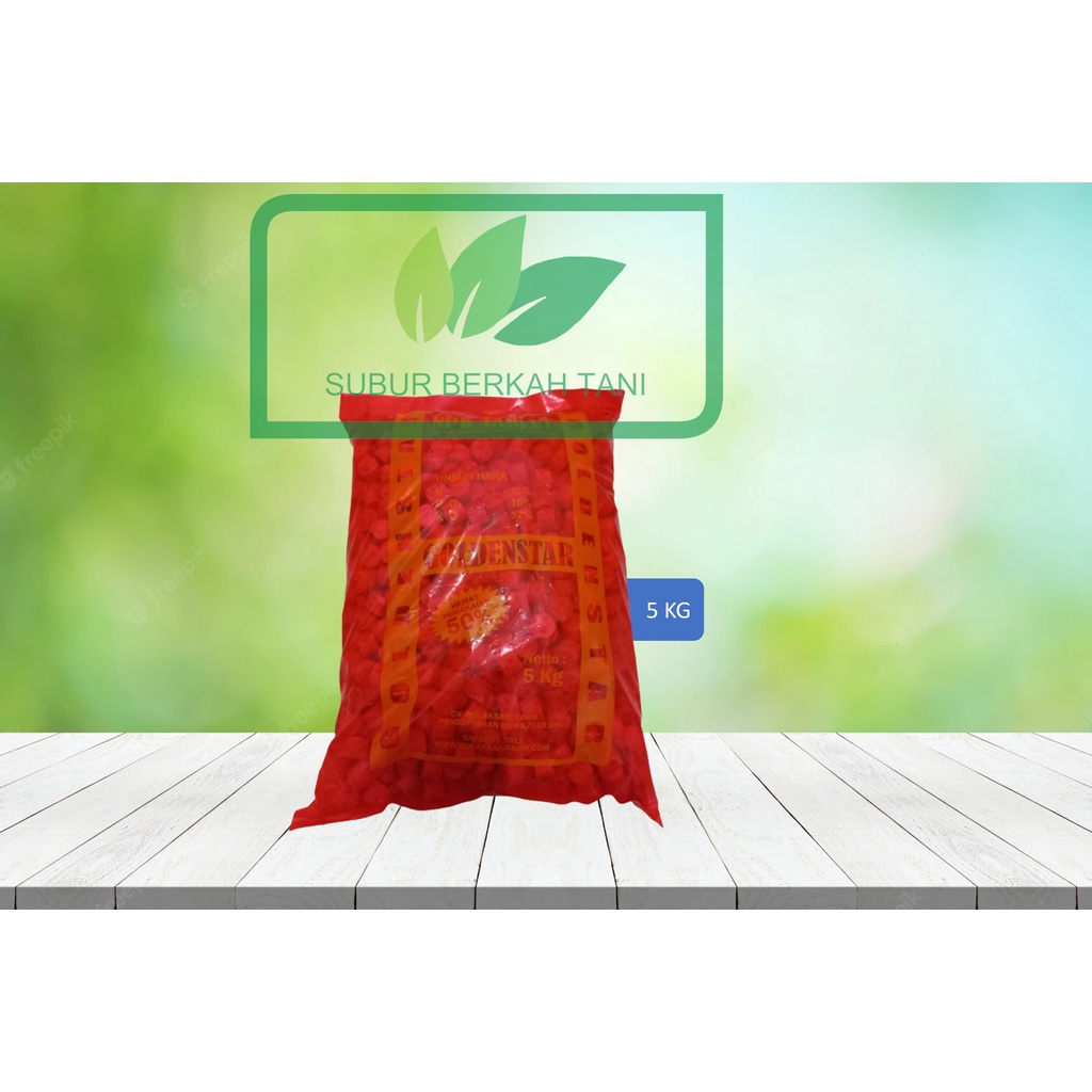 Jual PUPUK NPK TABLET GOLDENSTAR MERAH 5 KG , NPK TABLET PEMBUAHAN ...