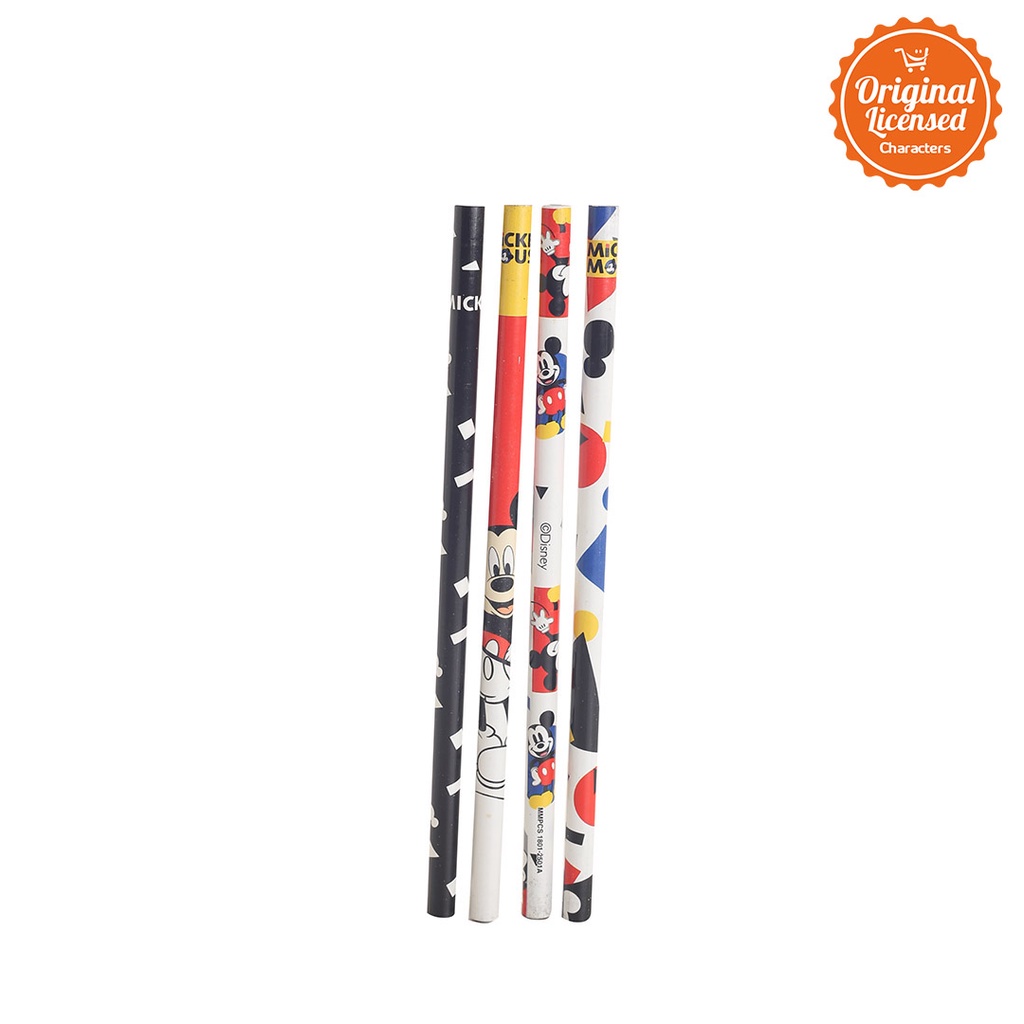 Jual Disney Mickey Mouse Pencil Set 4 Pcs | Shopee Indonesia