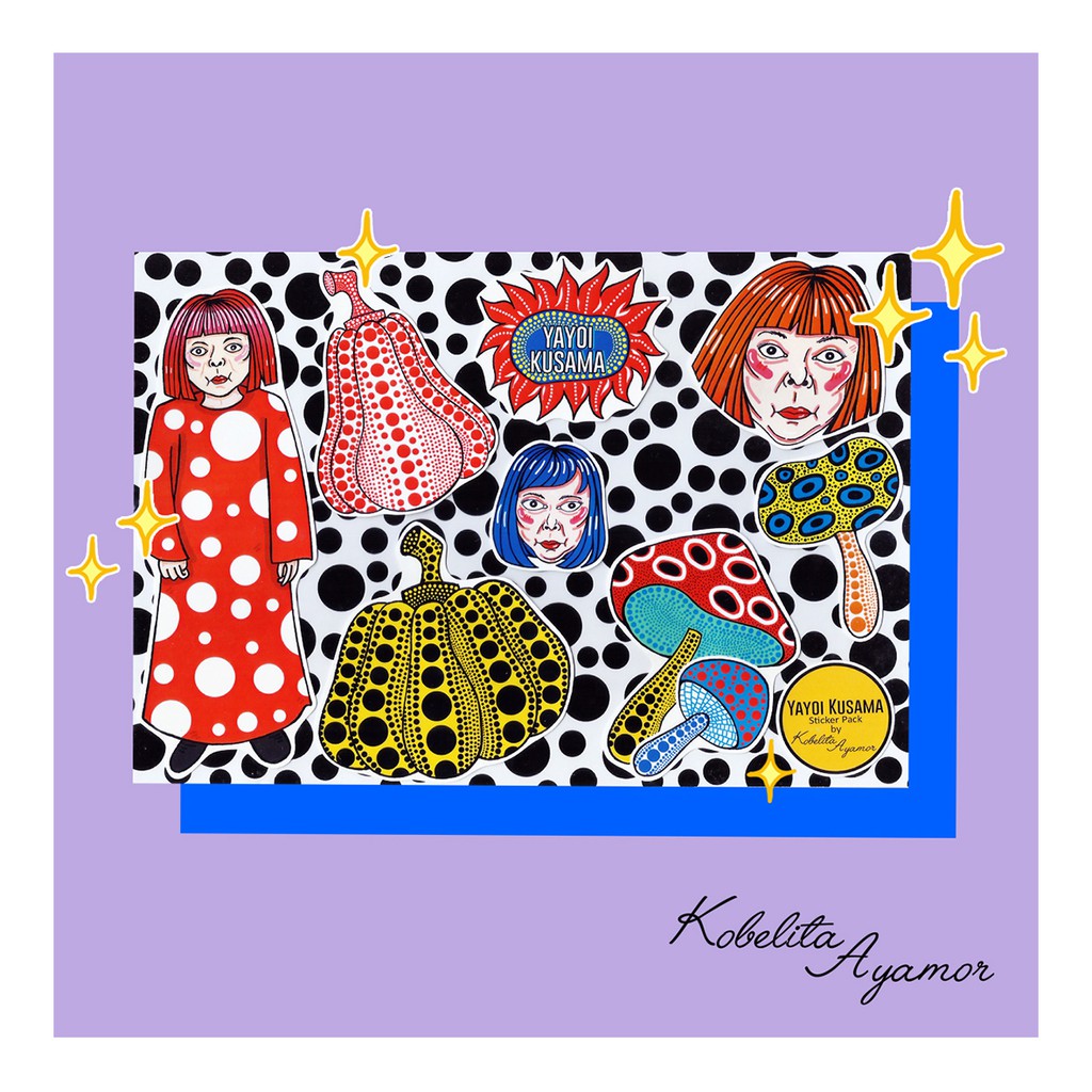 Jual Sticker Pack Yayoi Kusama | Shopee Indonesia
