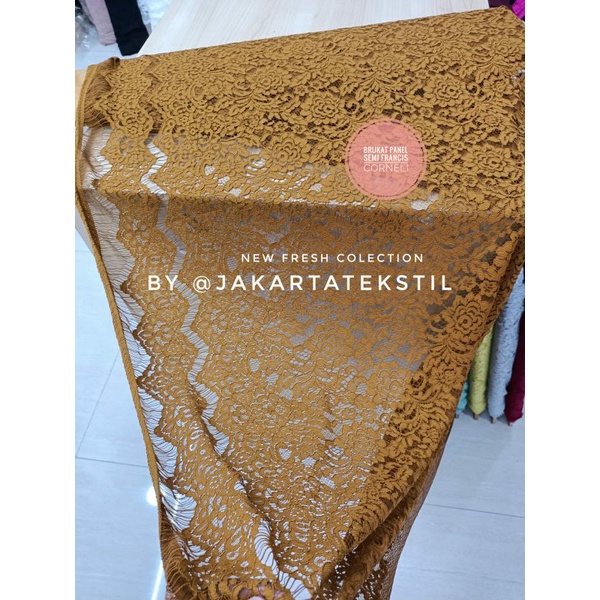 Jual [ 456 ] BAKAL KAIN BROKAT / BRUKAT PANEL SEMI FRANCIS SOLTIS ...