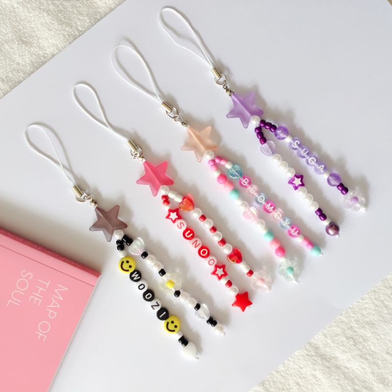 Jual GANTUNGAN HP MANIK MANIK MOTE CUSTOM / KEYRING BEADS CUSTOM ...