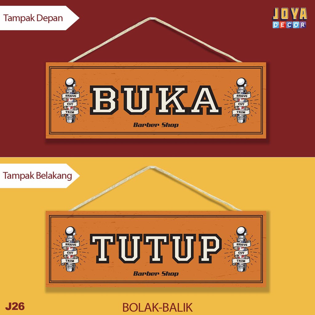 Jual Buka Tutup Sign Board Papan Petunjuk Bolak Balik JJ26 | Shopee ...