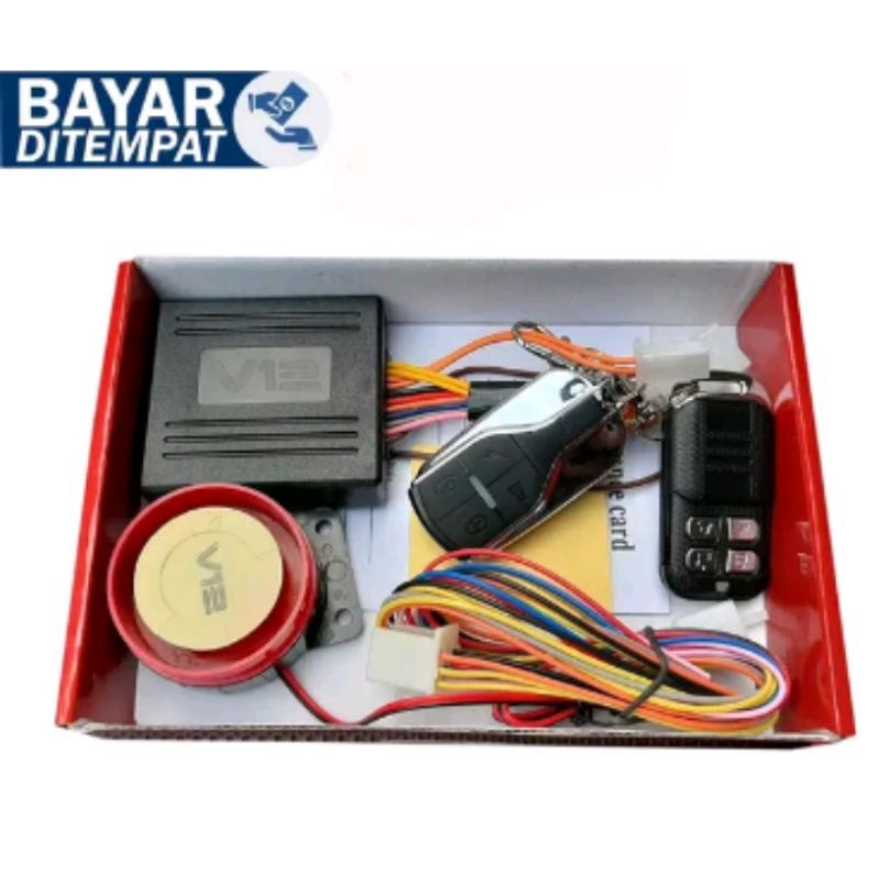 Jual alarm pengaman motor bisa stater lewat remot | Shopee Indonesia