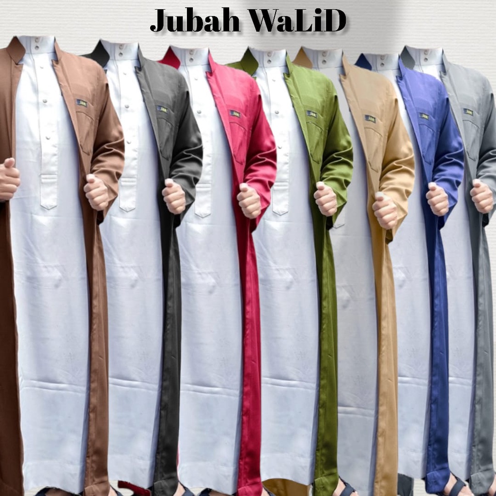 Jual JUBAH WALID KATUN WARNA PREMIUM ALKHATIB DEWASA PRIA & ANAK ...
