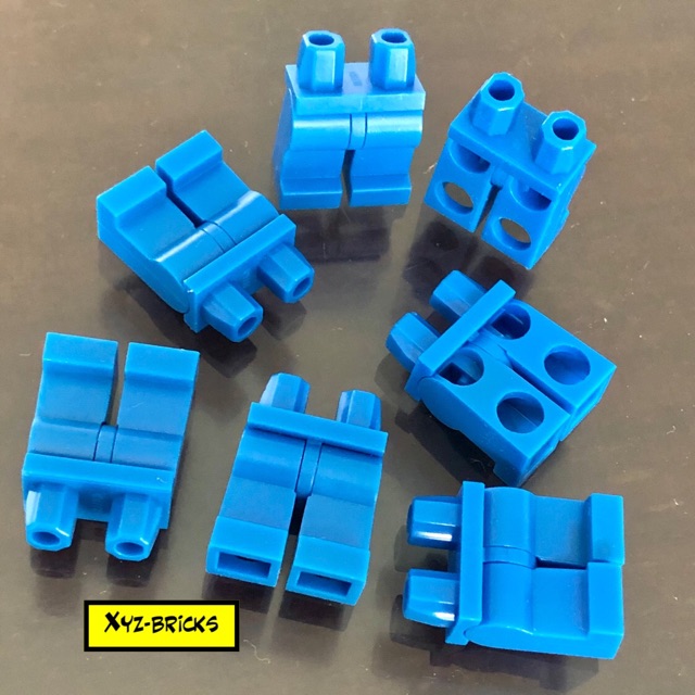 Jual LEGO PARTS 4583501 Leg - Mini Lower Part Bright Blue | Shopee ...