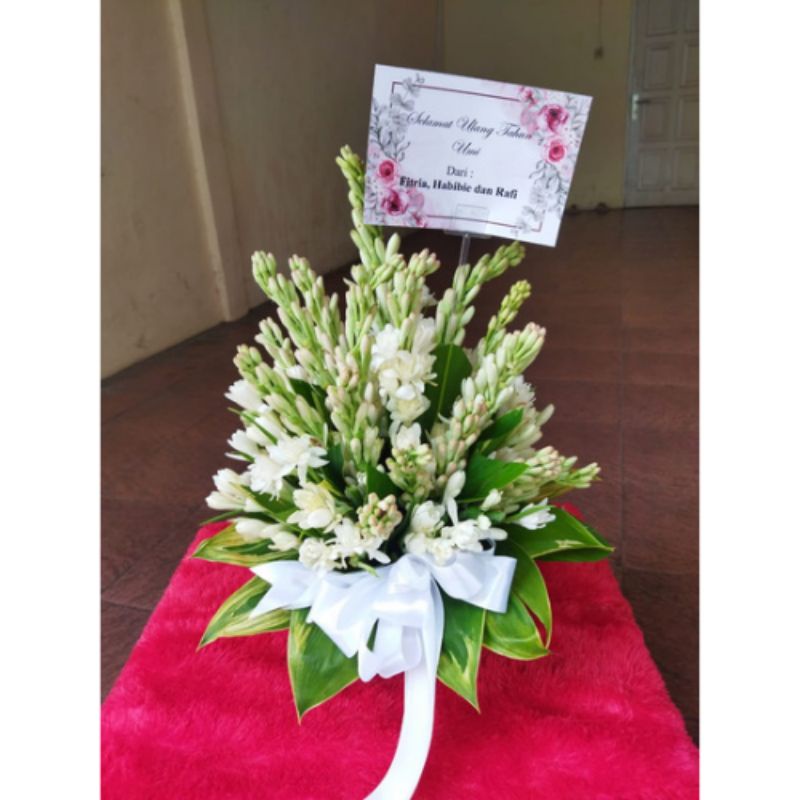 Jual vas bunga meja sedap malam asli fresh cantik dan wangi | Shopee ...