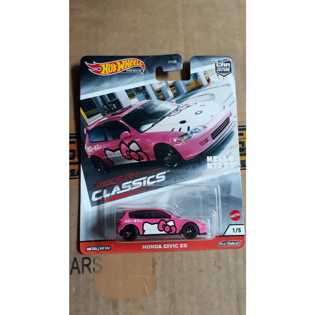 Jual HOT WHEELS PREMIUM MODERN CLASSICS HONDA CIVIC EG HELLO KITTY ...