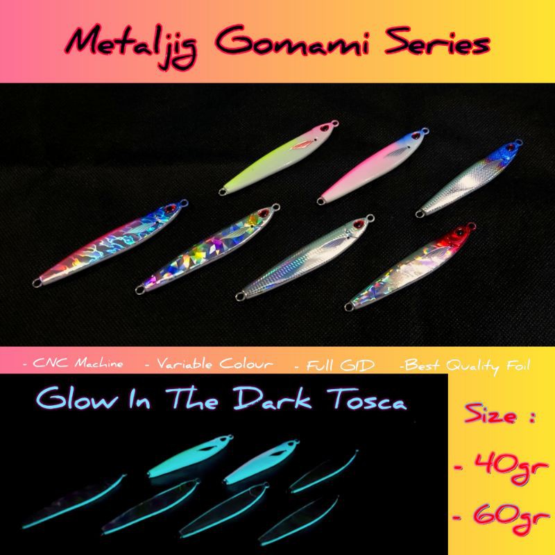 Jual Metal Jig Gomame Copy Series Full GID & Foil 40gr 60gr | Shopee Indonesia