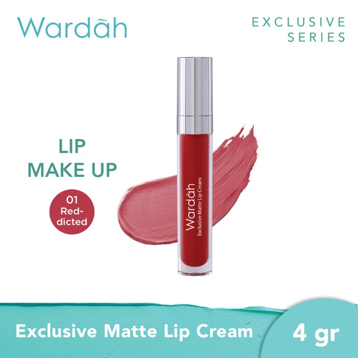 Jual Wardah Exclusive Matte Lip Cream 4g | Shopee Indonesia