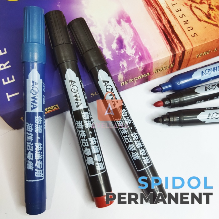 Jual Spidol Permanent AOWA 700 Permanent Markers | Shopee Indonesia