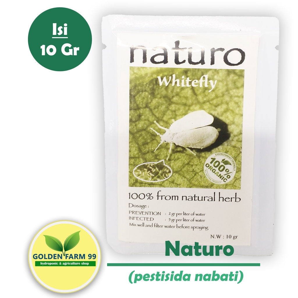 Jual Pestisida nabati / Pesnab organic Naturo Whitefly harga terjangkau ...