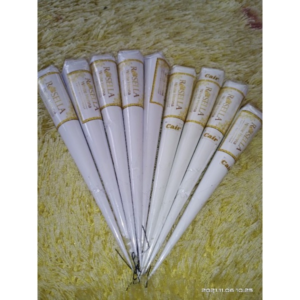 Jual mini Cone White Henna Rosella (10gr) | Shopee Indonesia