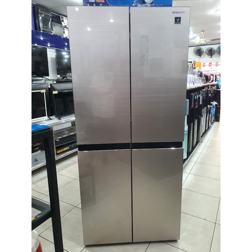 Jual SHARP SJ-IF51PG-CG KULKAS 4 PINTU INVERTER GLASS DOOR | Shopee ...