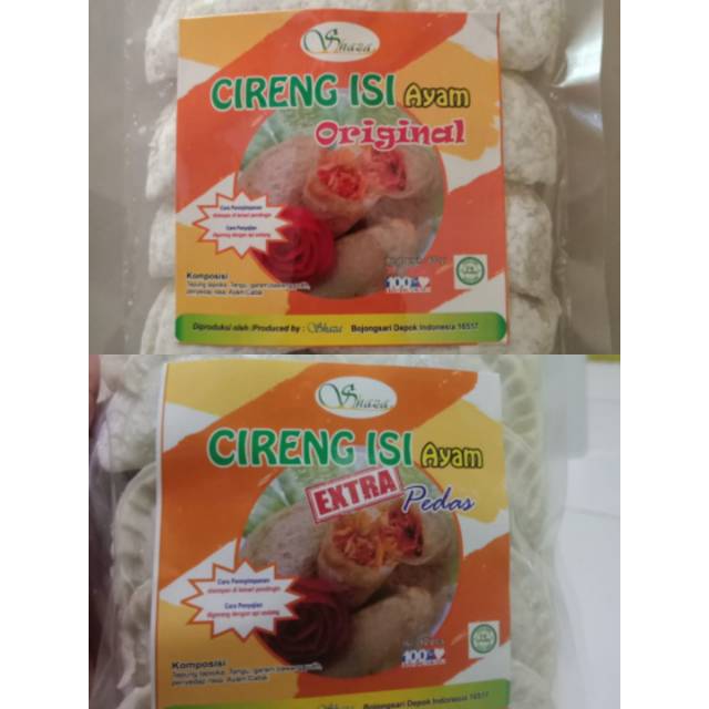 Jual Cireng Isi Ayam Original / Extra Pedas (Frozen Food) | Shopee ...
