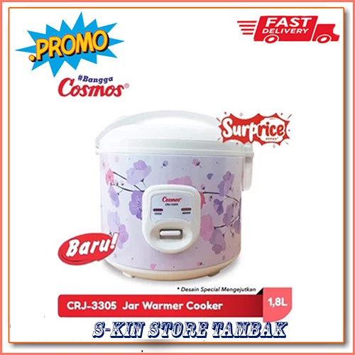 Jual Pemasak Nasi Cosmos New CRJ 3305 Magic Com Cosmos 1,8 Liter ...