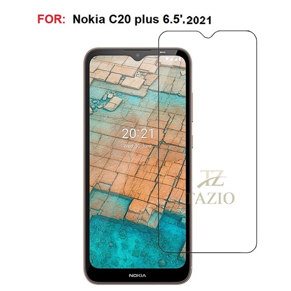 Jual TAZIO Tempered Glass NOKIA C20 Plus 2021 Antigores Tempered Glass ...