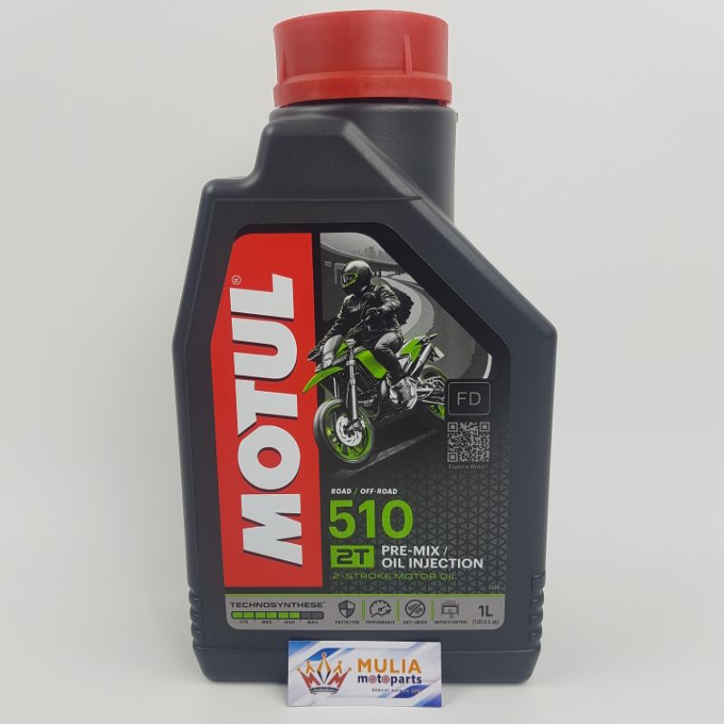 Jual OIL 2T OLI SAMPING MOTUL 510 TECHNOSYNTHESE 2 STROKE MOTOR OIL 1L ...