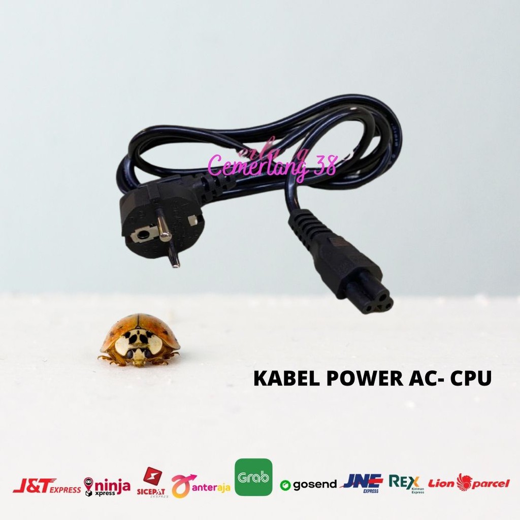 Jual Kabel Power AC Cord Adaptor Notebook / Laptop Colokan 3 panjang ...