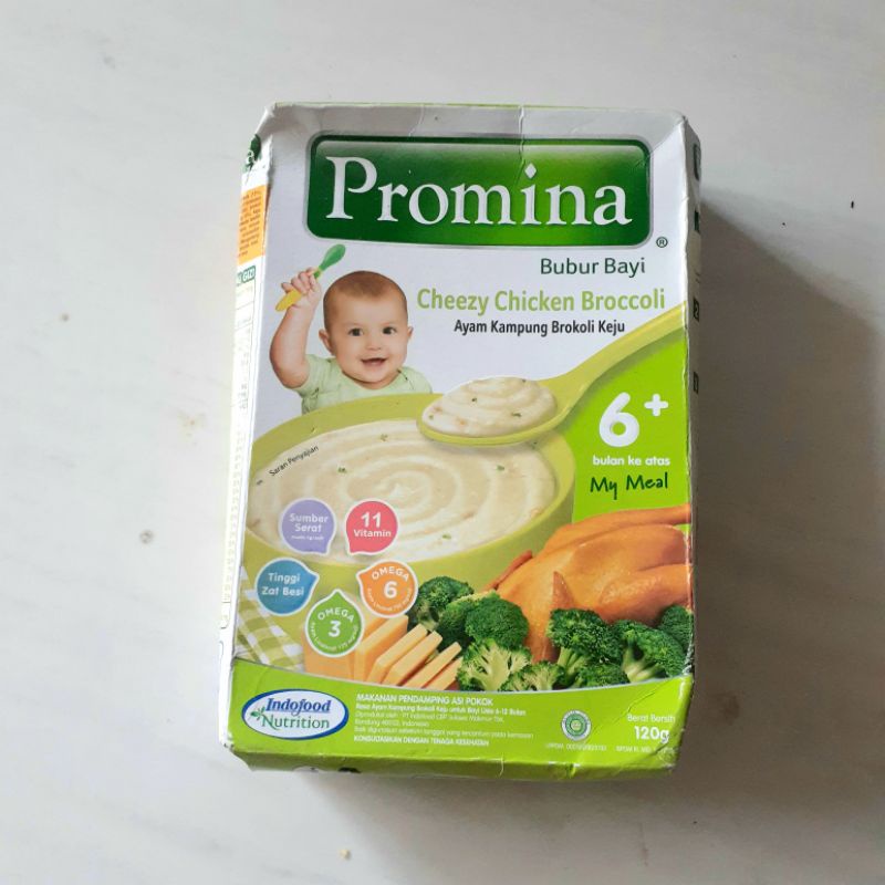 Jual Promina Bubur Bayi 6+ varian Cheezy Chicken Broccoli 120gr ...