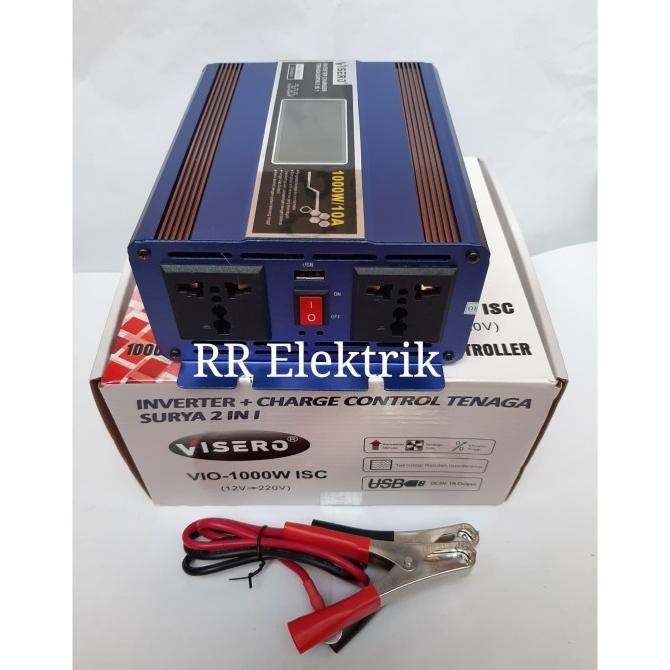 Jual Visero Vio 1000W Isc Solar Power Inverter 12V & Controller Charger ...