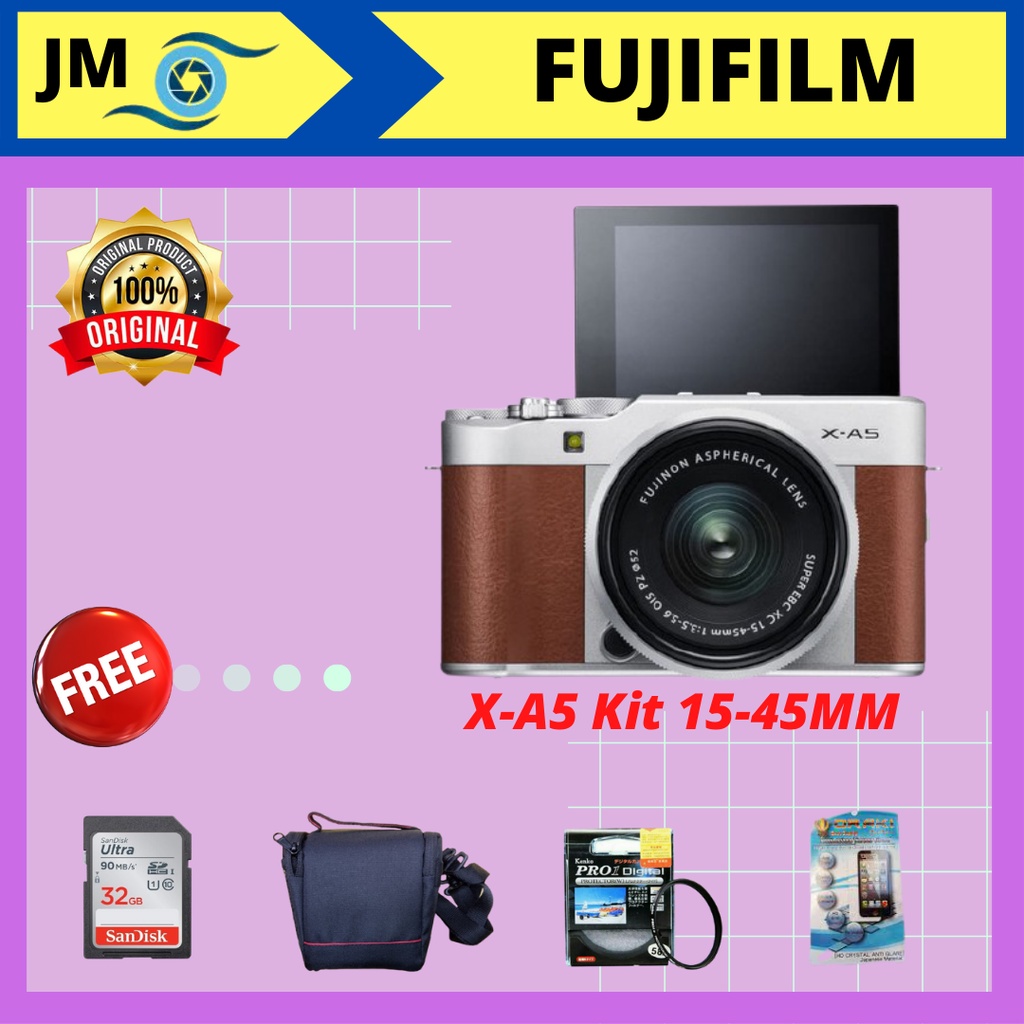 Jual Camera FUJIFILM X-A5 Kit 15-45mm | Shopee Indonesia