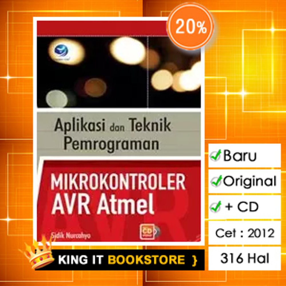 Jual Buku Aplikasi dan Teknik Pemrograman Mikrokontroler AVR Atmel ...