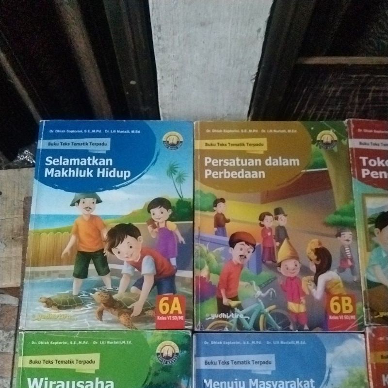 Jual BUKU TEKS TEMATIK TERPADU KELAS 6 SD 6A-6I LENGKAP | Shopee Indonesia