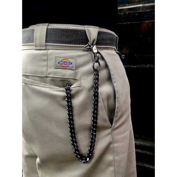 Jual Basic Black Chain Wallet / Rantai Dompet Hitam Basic | Shopee ...