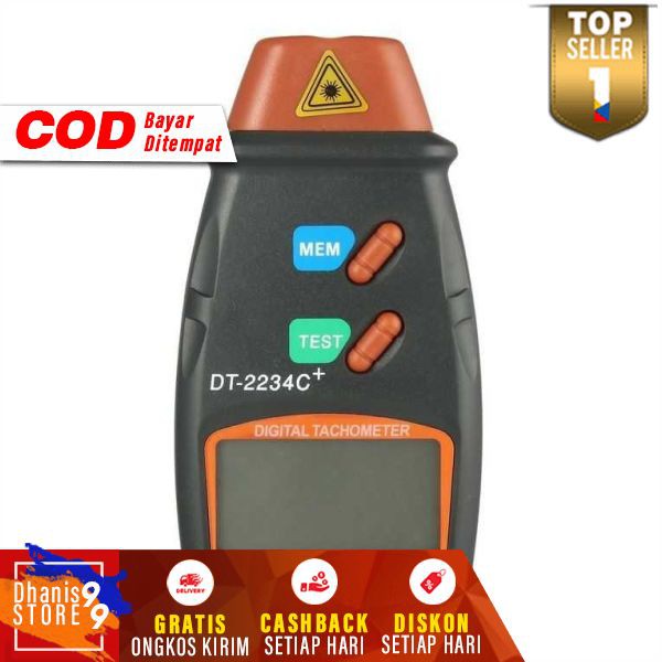 Jual Tachometer RPM LCD Digital Takometer Mobil Mesin Alat Pengukur ...
