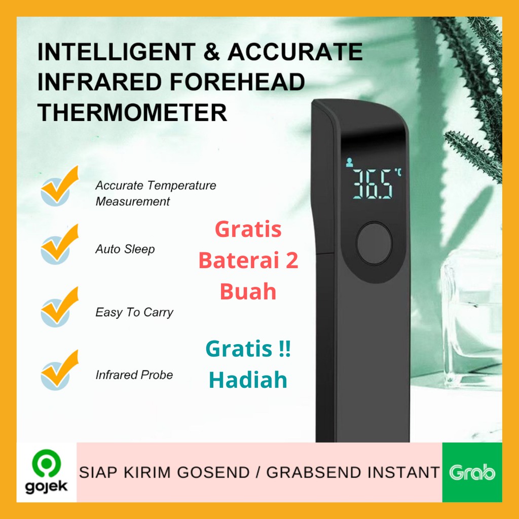 Jual WOW!!! Termogun Suhu Badan Cek Suhu Tubuh Cek Suhu Tembak Pengecek ...