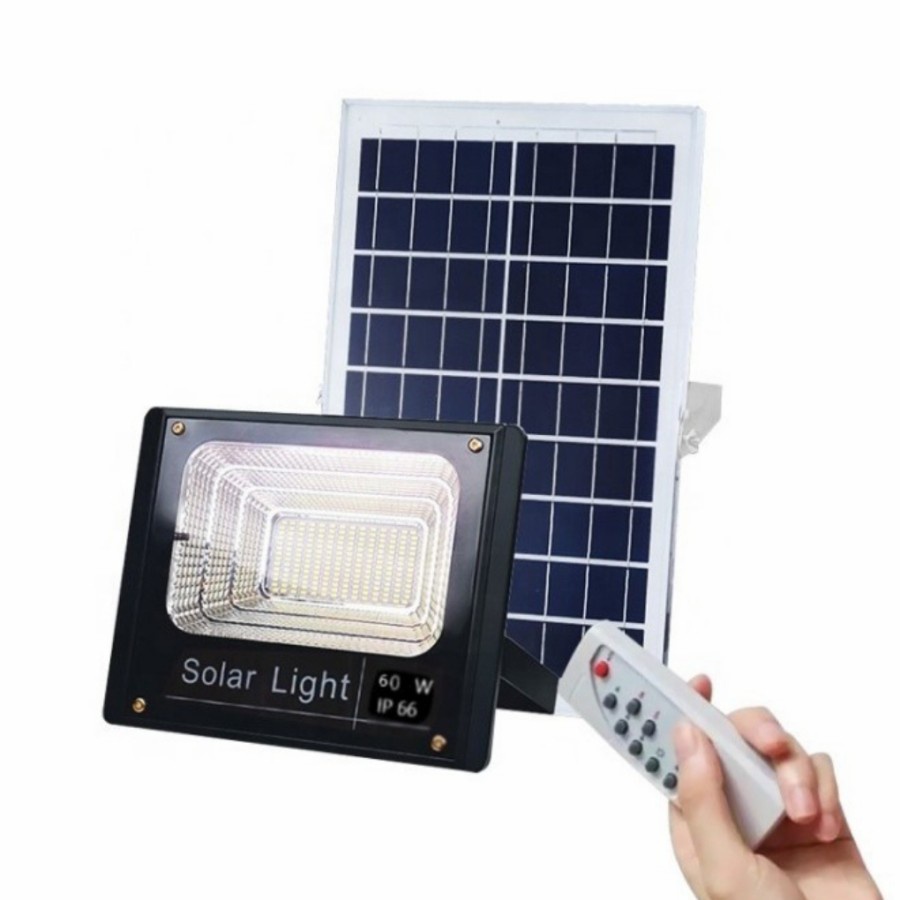 Jual LAMPU SOROT LED SUNPRO 60W / LAMPU SOLAR PANEL 60W/LAMPU SOLAR ...