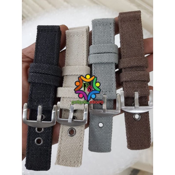 Jual Tali Jam Kanvas Denim Tali Kanvas Nato 20mm-24mm | Shopee Indonesia