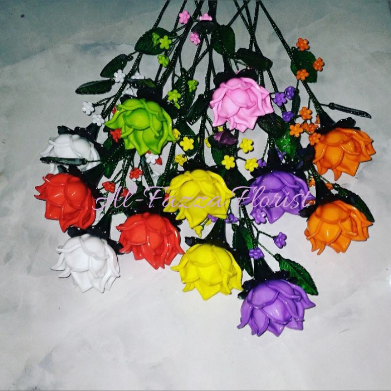 Jual Bunga Mawar Akrilik Tangkai | Shopee Indonesia