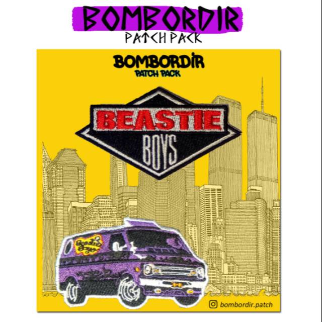 Jual BEASTIE BOYS PATCH PACK (IRON PATCH) | Shopee Indonesia