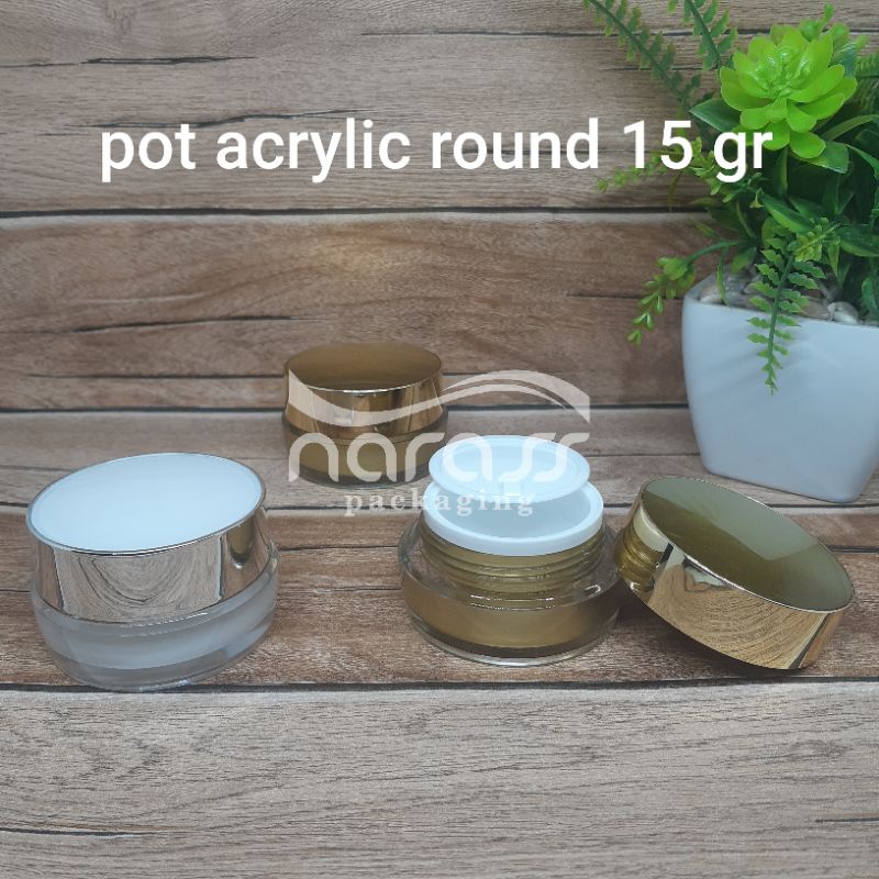 Jual Pot acrylic round 15 gr | Shopee Indonesia