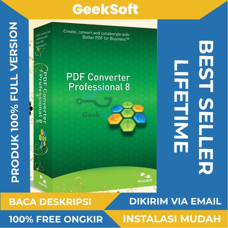 Jual Nuance Scansoft PDF Converter 8 Pro - konversi PDF untuk mengubah ...