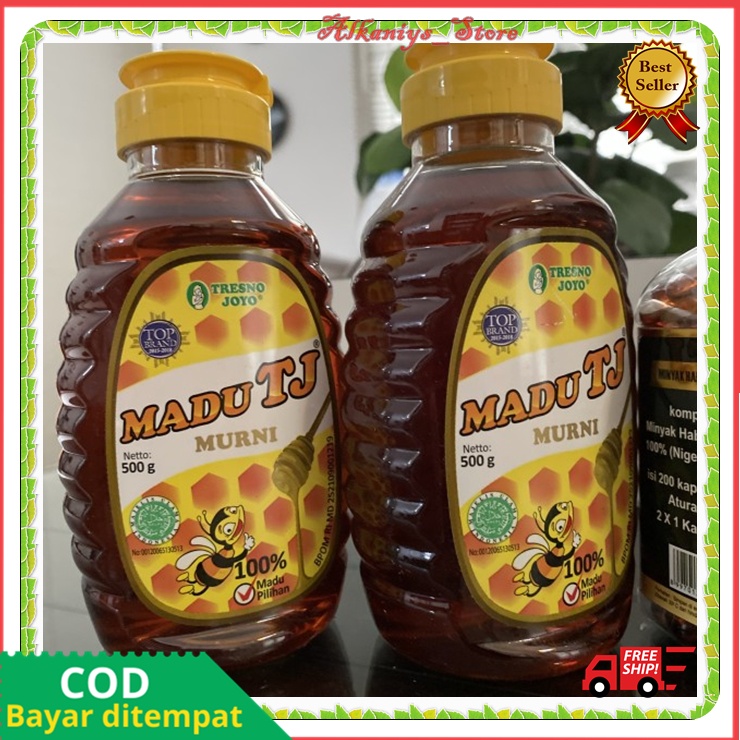 Jual Orijinal Madu Asli 100% Tanpa Campuran MADU TJ 500 GRAM Original ...