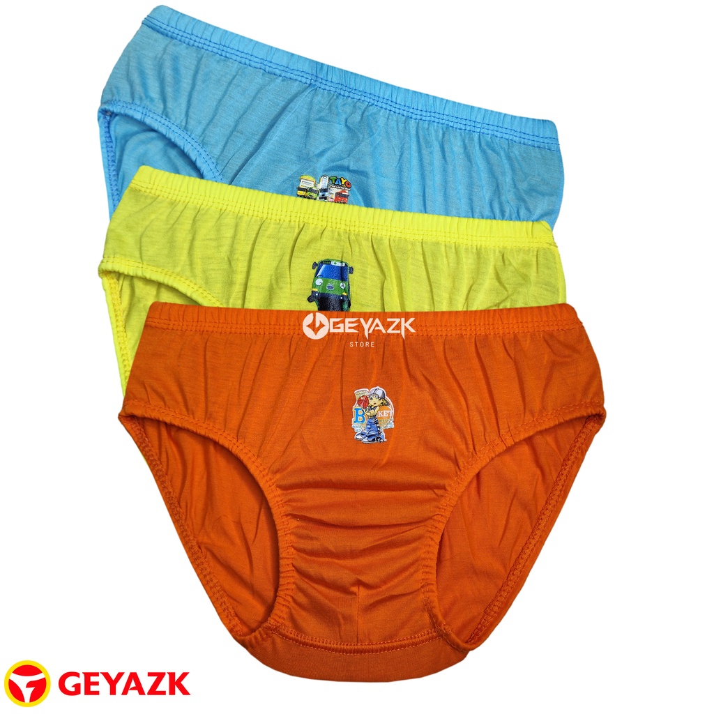 Jual 3 Pcs Sempak Anak Laki Celana Dalam Polos Anak Cowok | Shopee ...