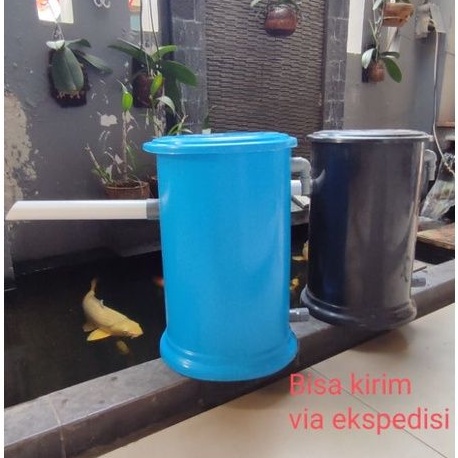 Jual Tabung tong bak filter fiber size M 30x50cm filter kolam ikan koi ...
