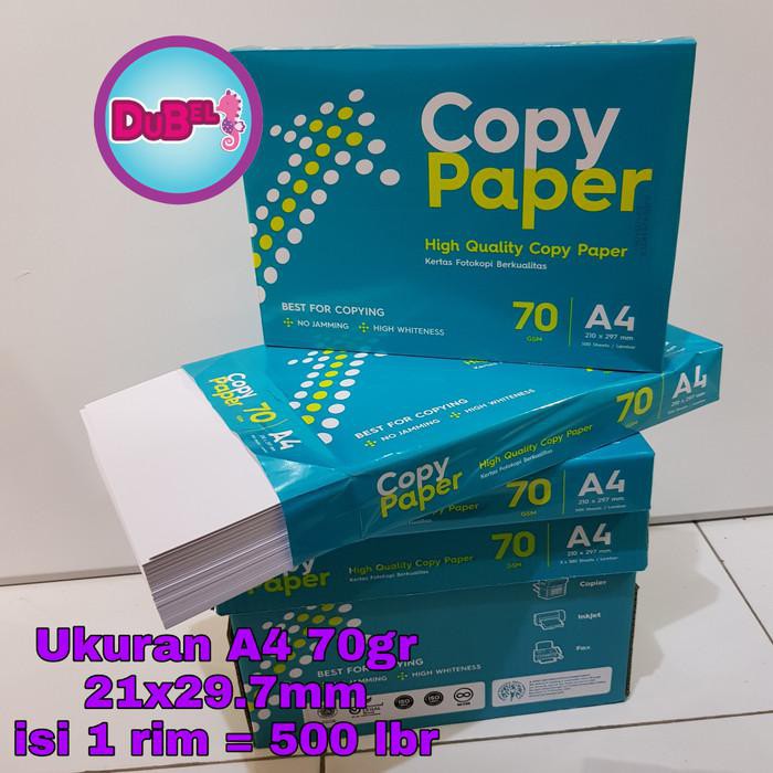Jual Kertas / Kertas Hvs A4 70 Gr Copy Paper / Hvs A4 Murah / 1 Rim 500 ...