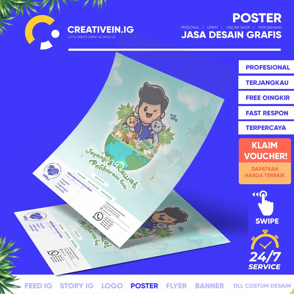 Jual JASA DESAIN POSTER. TERJANGKAU DAN PROFESIONAL (jaminan uang ...