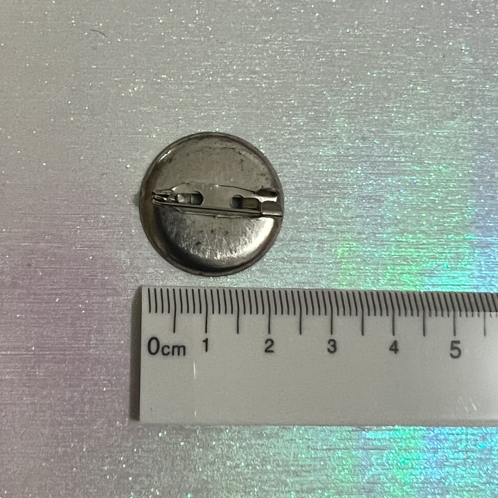 Jual Bahan Pin Bros Ukuran Diameter 2,5cm Satuan 1pcs Logam Emblem ...