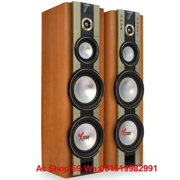 Jual SPEAKER ACTIVE POLITRON PAS 79 BLUETOOTH WOOFER XBR BASS TREBLE ...