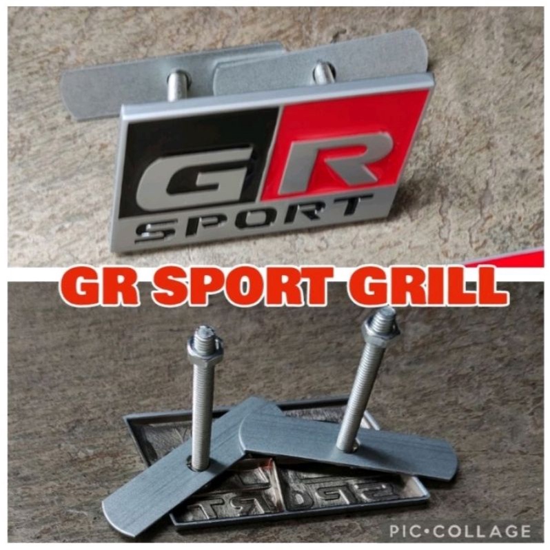 Jual Emblem GR Sport model jepit di bagian grill mobil toyota gazoo ...