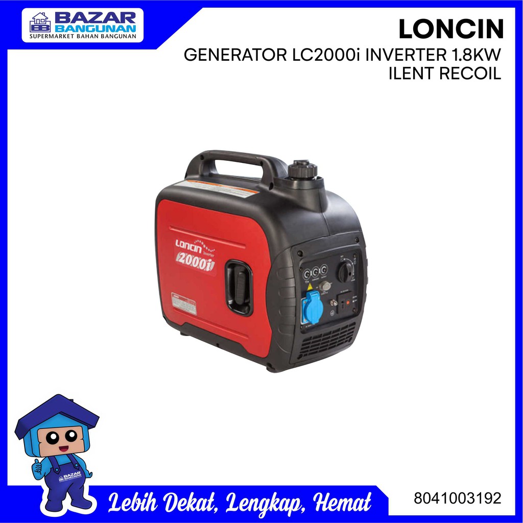 Jual Loncin - Mesin Genset Generator Listrik Portable Lc 2000I Lc2000I ...