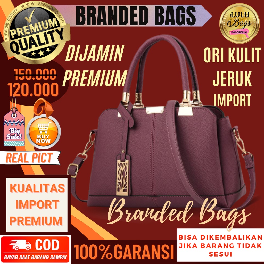 Jual LU07 tas ibu wanita hand handle bag pesta kondangan arisan guru ...