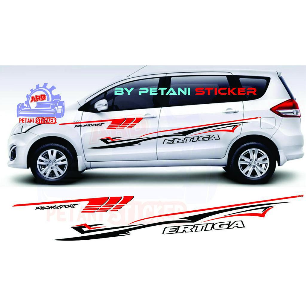 Jual sticker STIKER cutting mobil ertiga stiker suzuki ertiga side body ...