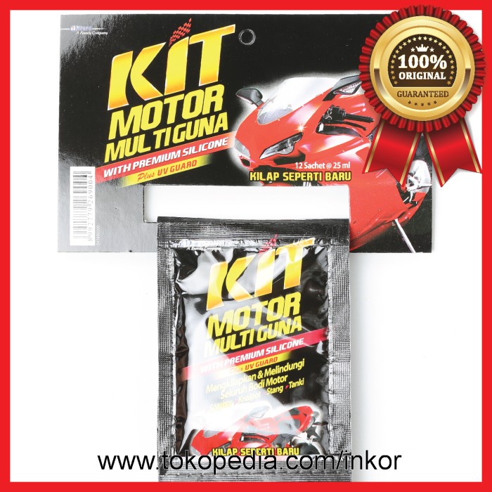 Jual KIT MOTOR MULTIGUNA WITH PREMIUM SILICON UV GUARD SACHET HANGER ...