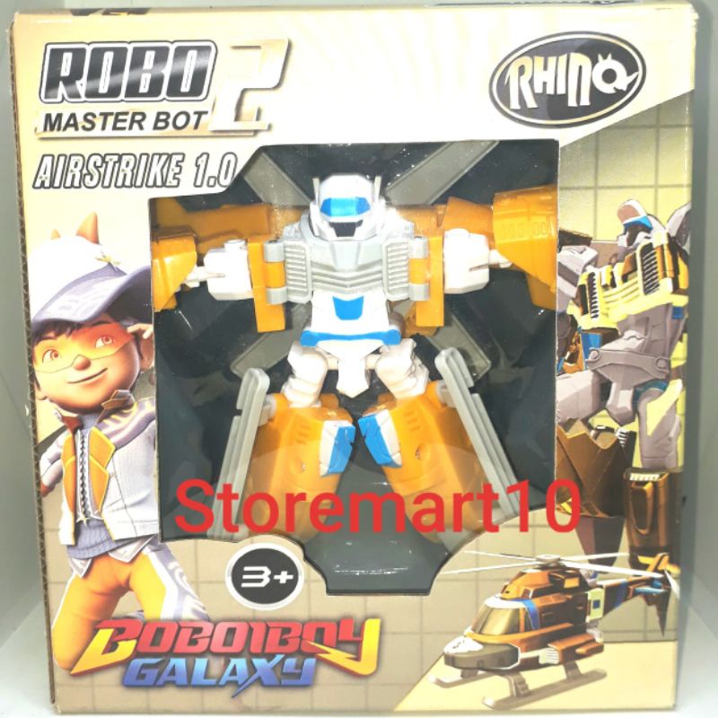 Jual boboiboy robot master bot 2 model Airstrike 1.0 kuning | Shopee ...