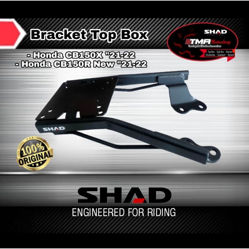 Jual Bracket Top Box Original SHAD - Honda CB150X "21-22/Honda CB150R ...